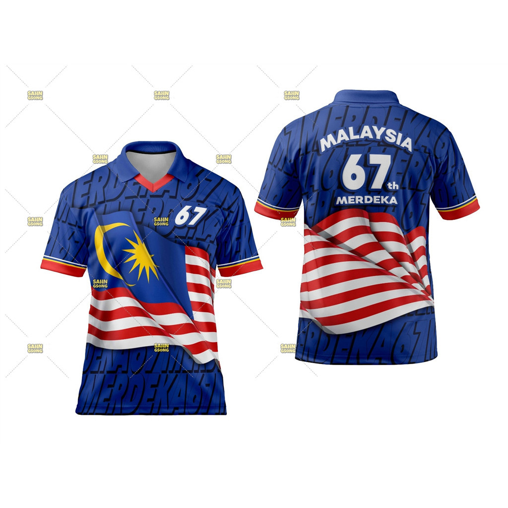 Merdeka 67 Baju T-shirt Merdeka 2024 T-shirt Malaysia Merdeka 67 ...