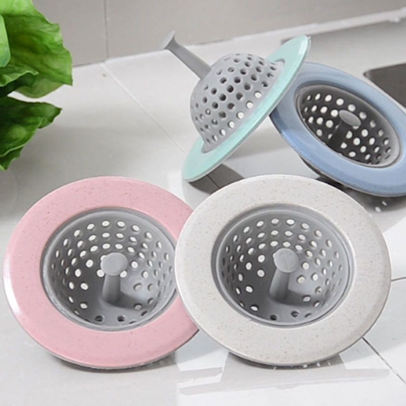 Kitchen Sewer Sink Floor Drain Filter Mesh Wash Basin Sink Stopper Lift ...