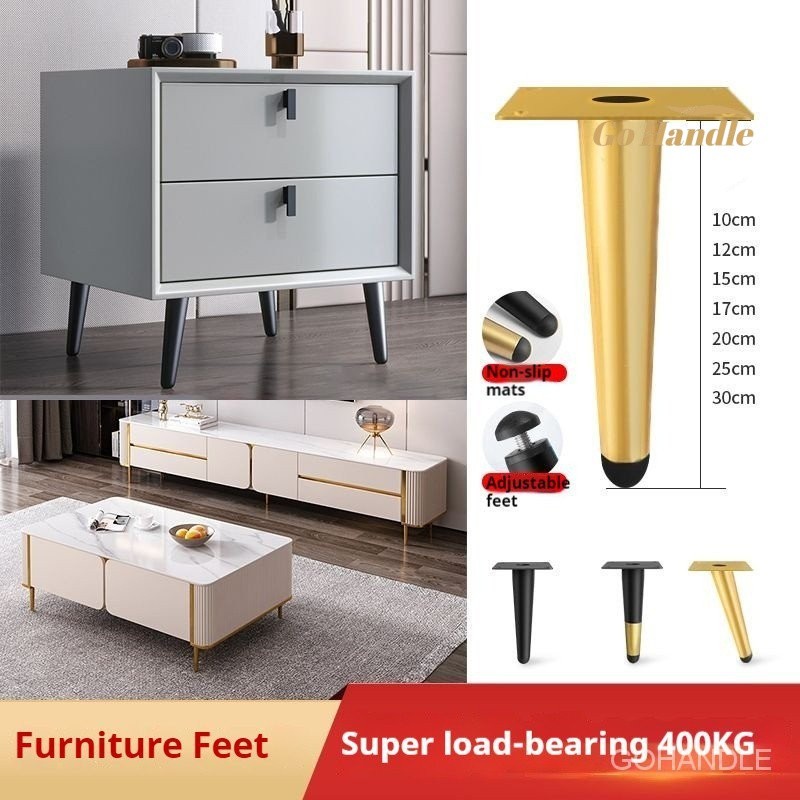 Adjustable Support Leg Bracket Furniture Leg Bracket Four-Legged Sofa ...