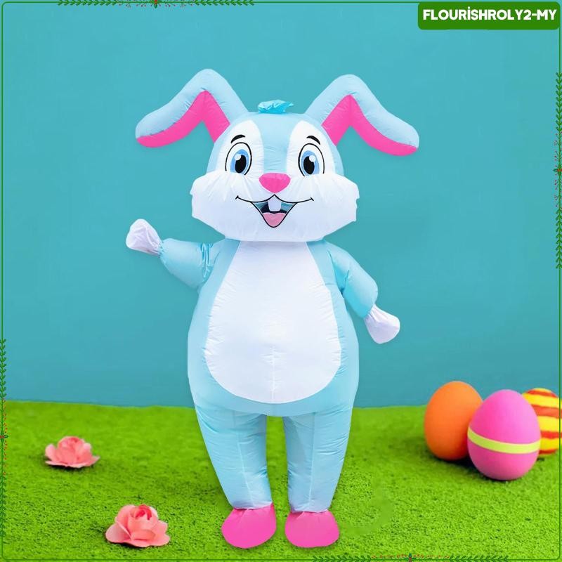 [Flourish] Inflatable Easter Bunny Costume, Full Fancy Dress, Funny ...