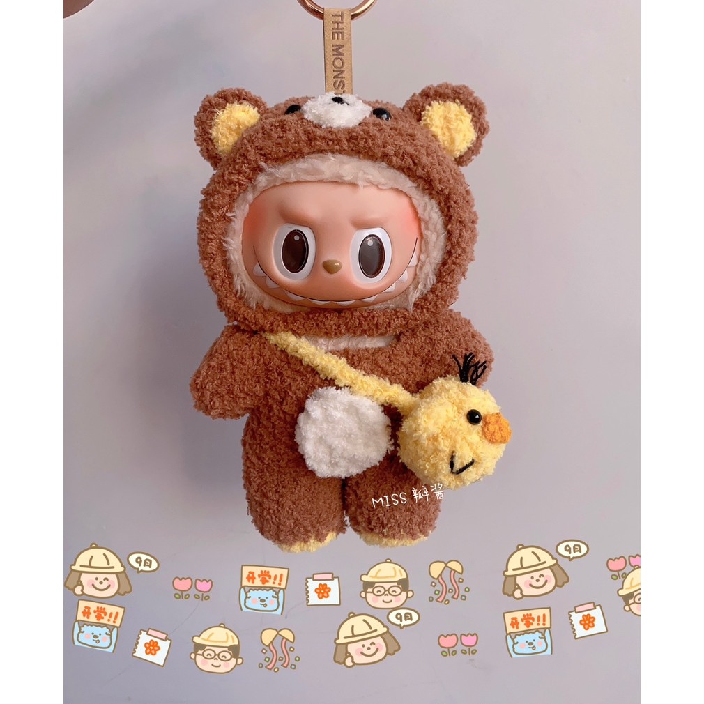 Labu Baby Clothes Headgear Hat Rilakkuma Set 17cm Handmade Bubble Mart ...