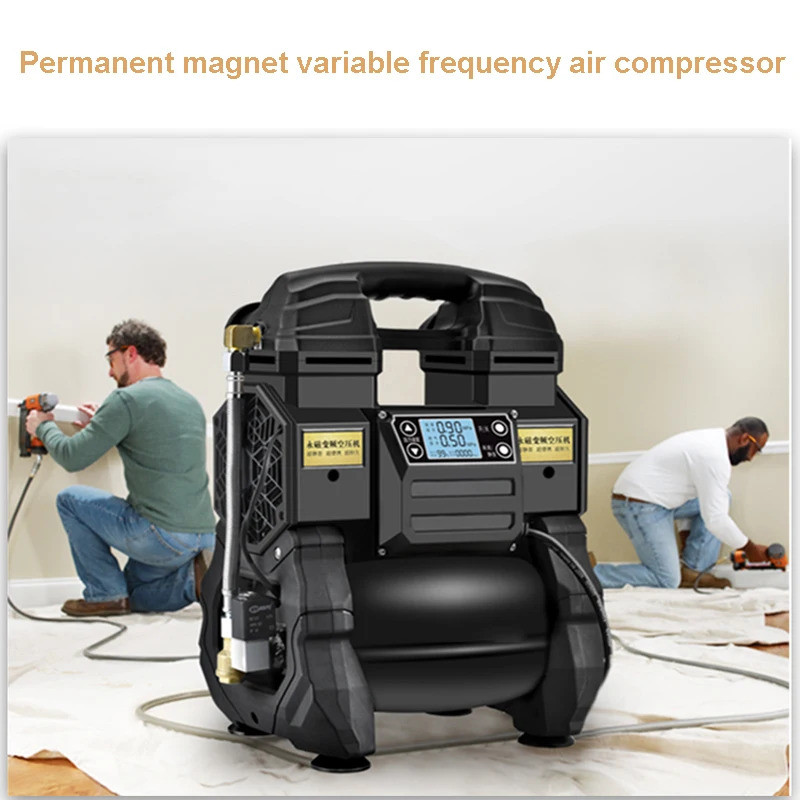 Small Air Pump Variable Frequency Inverter Air Compressor Portable Oil ...