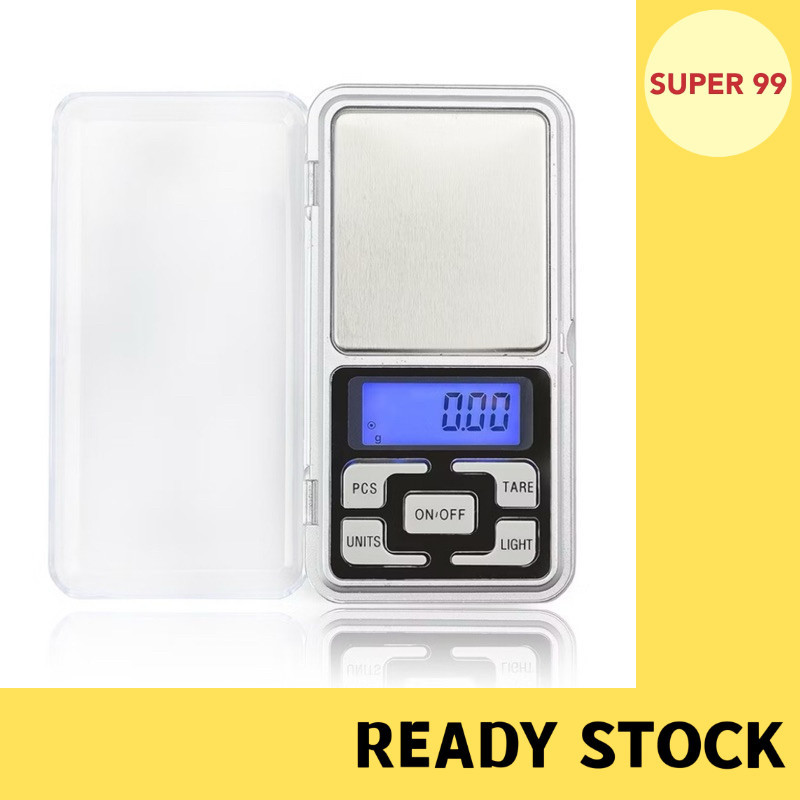 (200g x 0.01g) Penimbang Emas Mini Scale Timbang Digital Pocket ...