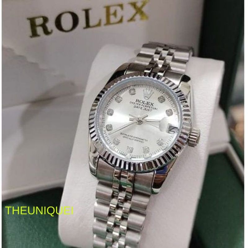 Stock baru【Datejust】 Rolex Jam tangan perempuan original 100% Automatik ...