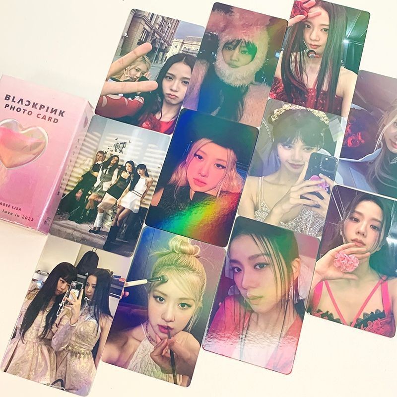 Hot-selling Blackpink Laser Photocard 50 LISA Kim Ji-soo Park Chae ...