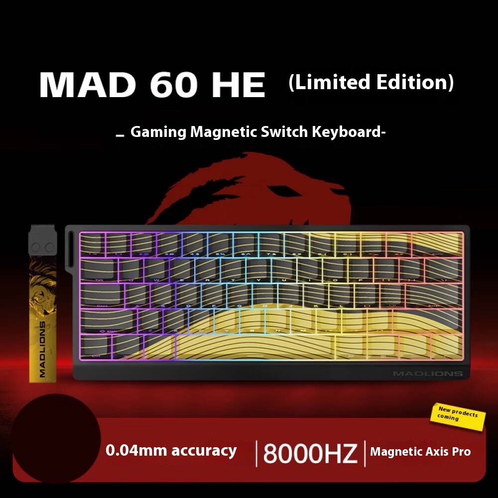 FGG MAD 60/68HE Eesports magnetic axis keyboard with streamlined ...