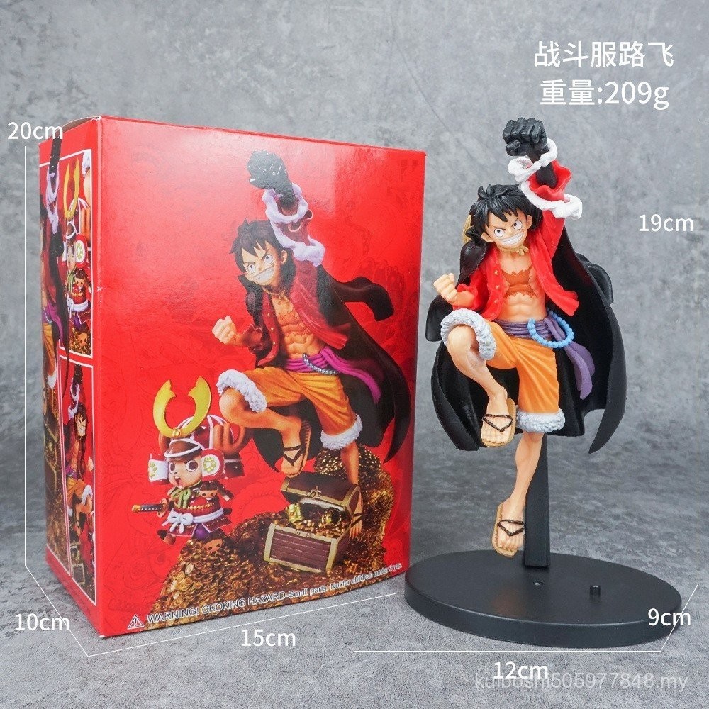 One Piece Model Luffy Sauron Ace 3,000 Sauron Three-Knife Flow Portgas ...