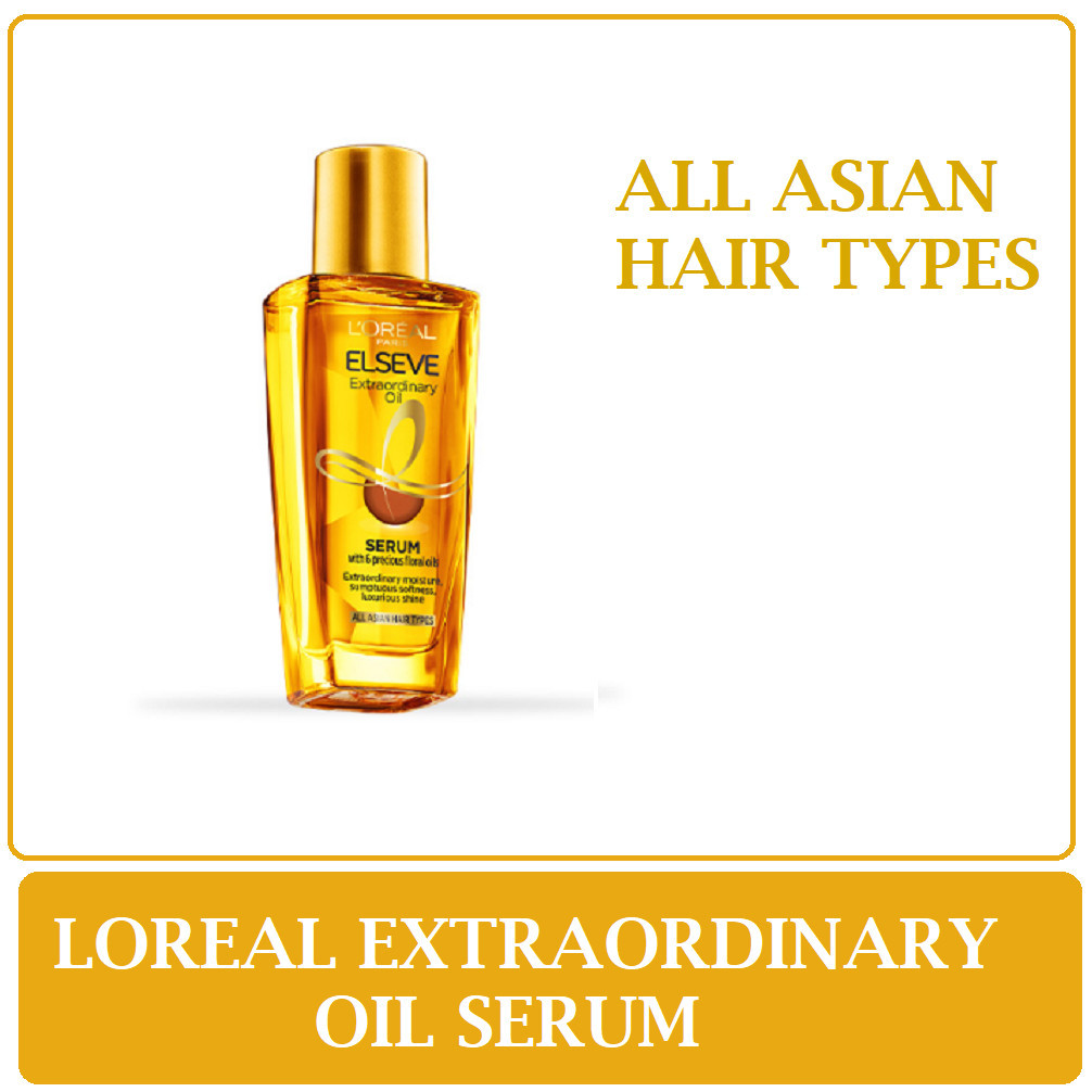 Loreal Paris Elseve All Hair Type /Frizzy Hair Extraordinary Oil 30ml ...