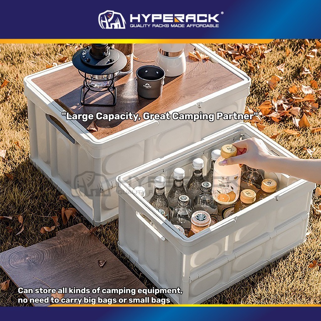 HYPERACK™ Outdoor Storage Box Portable Camping Picnic Waterproof ...