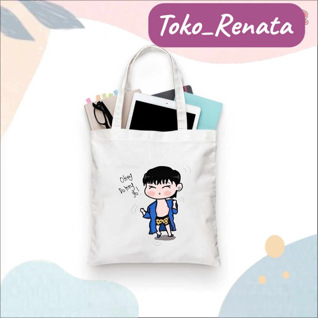 Bag Totebag hwang in yeop okay dokey PNG Baby Canvas Simple Design ...