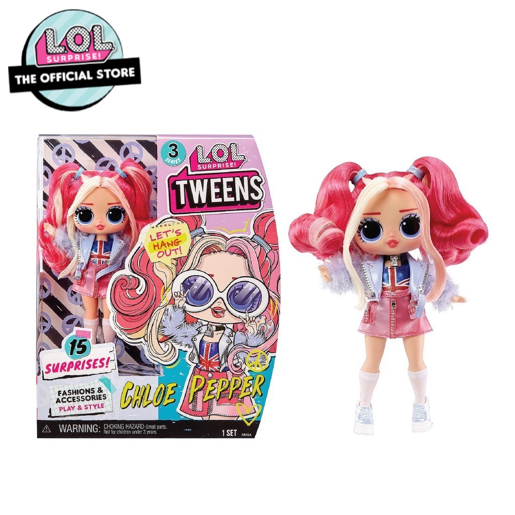 LOL Surprise Tween Series 3 Fashion Doll Chloe Pepper With 15 Surprises ...