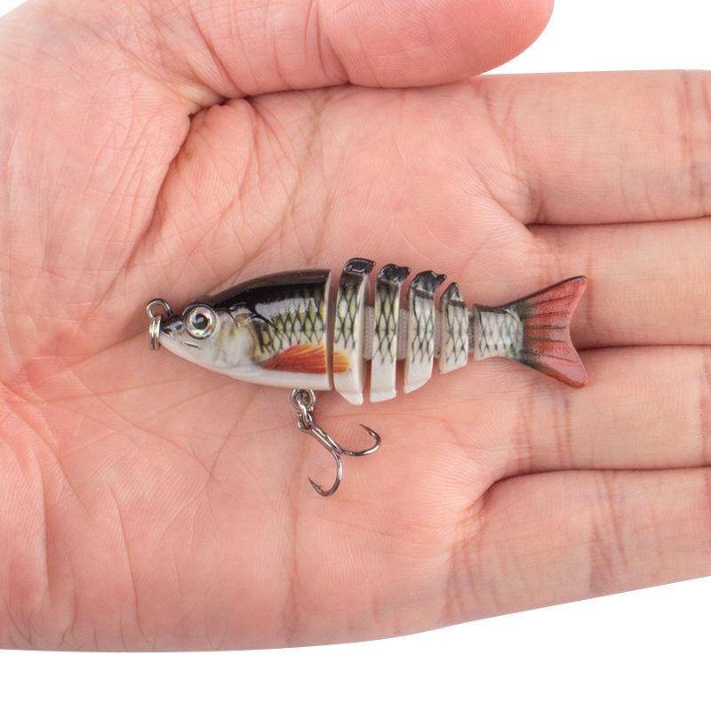 Simulation Mini Micro Multi-Section Lure Bait Submerged Water Fake Bait ...