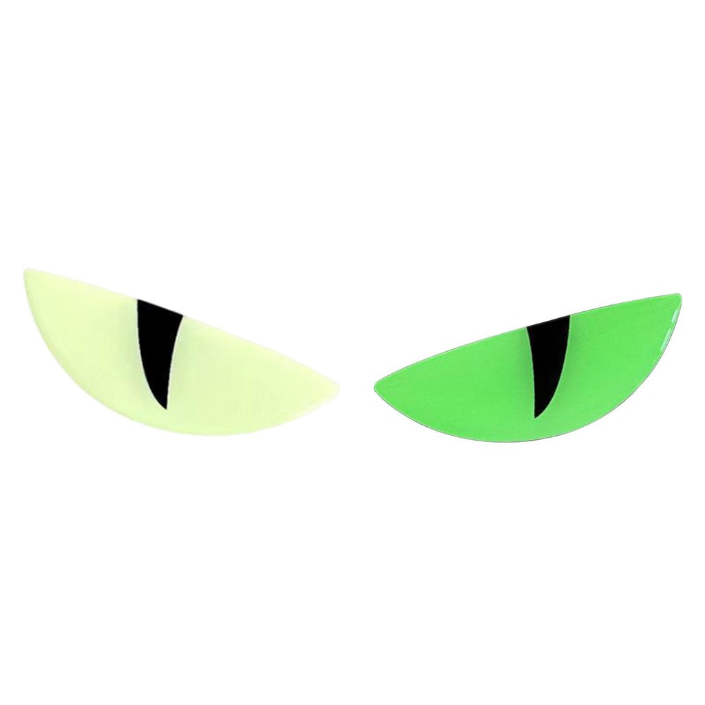 3D Devil Eyes Stickers Glow in the Dark Waterproof Car Motorcycle ...
