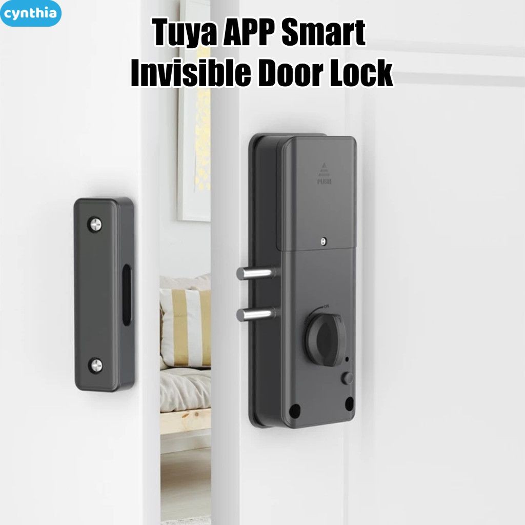 【in Stock】 Tuya Electronic Smart Door Lock Indoor Invisible Lock ...