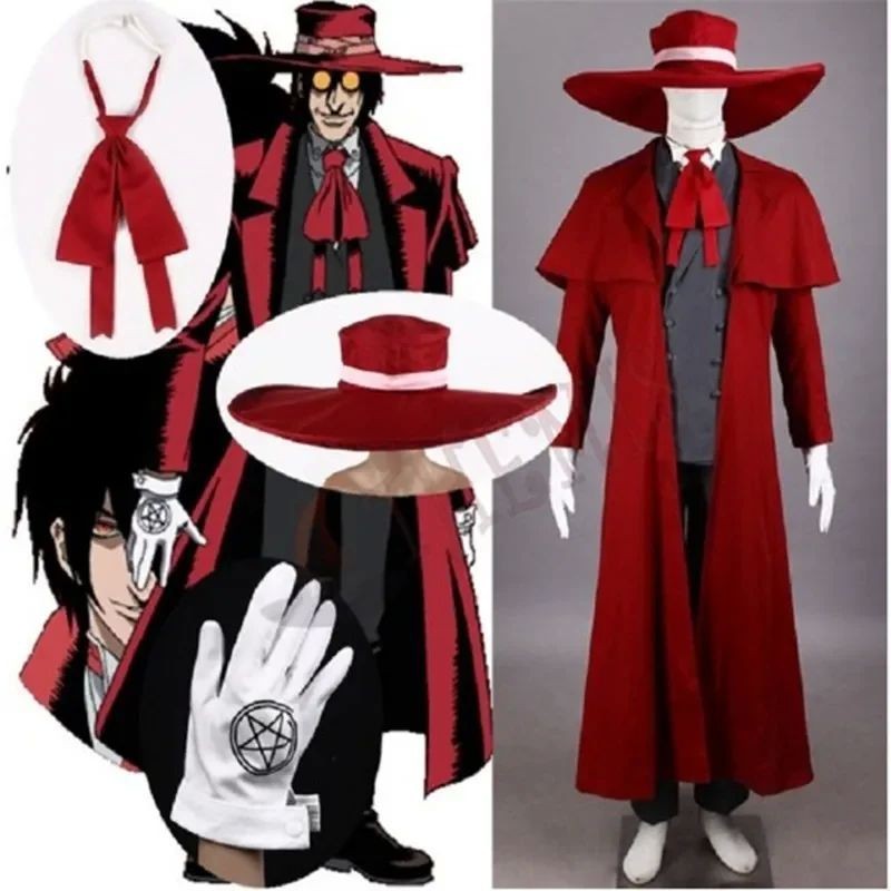 HELLSING Anime Alucard Vampire Hunter Tailored Cosplay Costume Ultimate ...