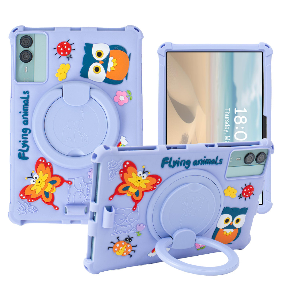 Kids Case For iTel Vista Tab 30 11inch 2024 Rotation Stand Silicon ...