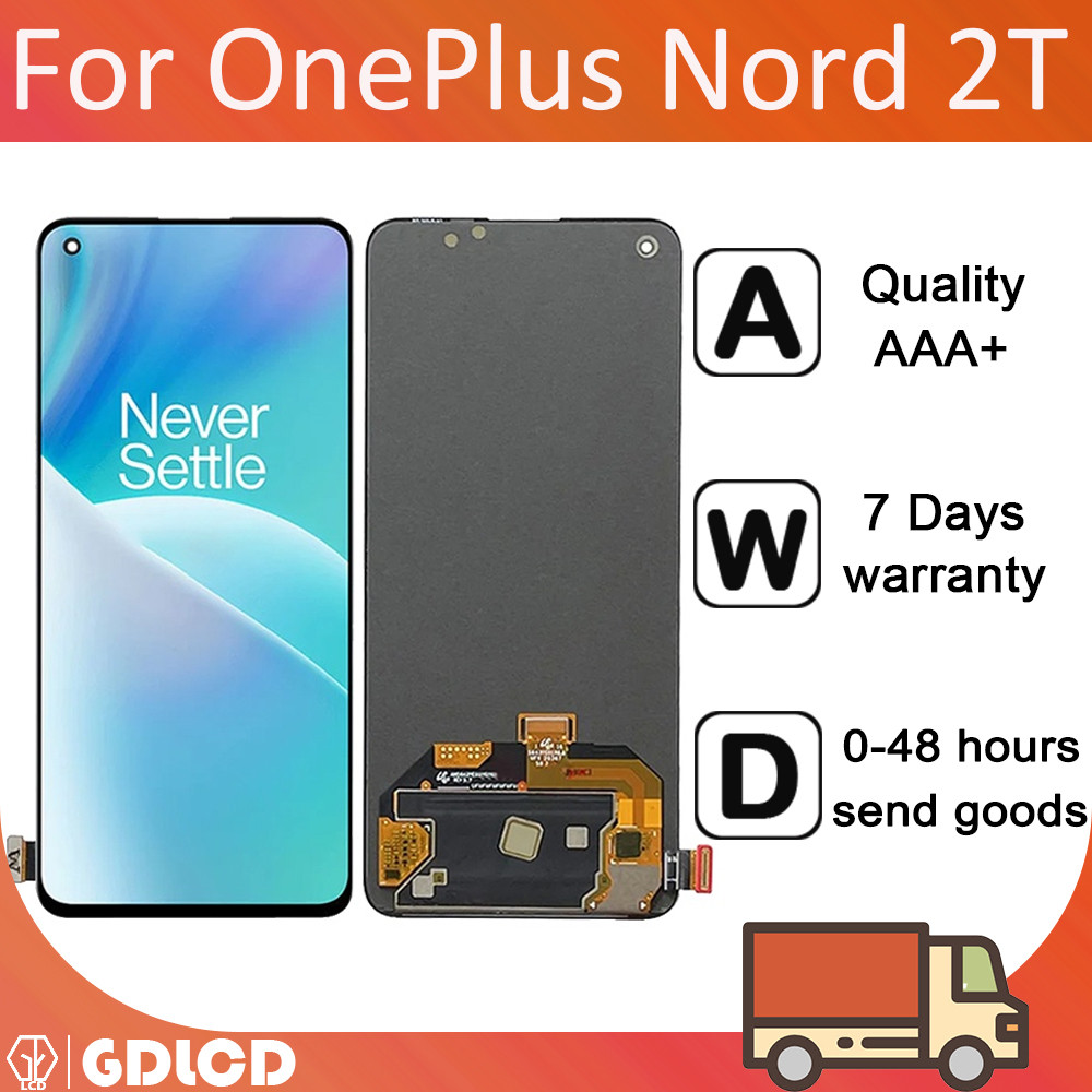 For OnePlus Nord 2T LCD CPH2399 CPH2401 LCD Display Touch Screen Digitizer Assembly Replacement ...