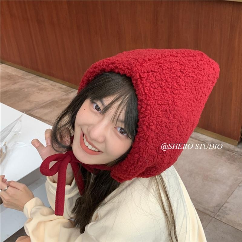 New Year Christmas Little Red Riding Hood Female New Year Red Cute Lamb ...