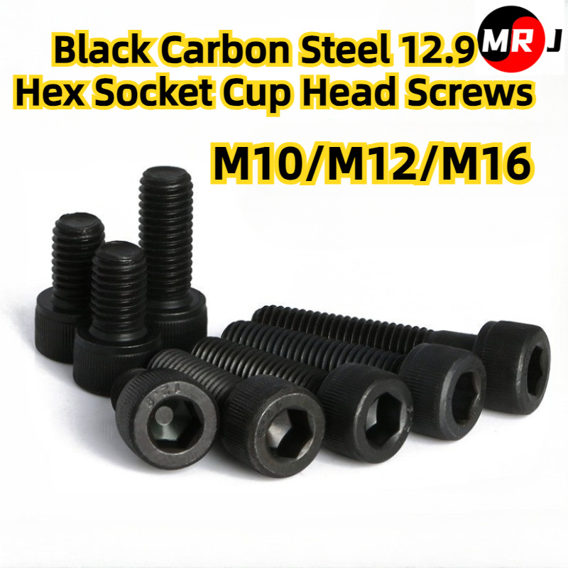 [MRJ] Black Carbon Steel Reverse Thread Cup Head Hexagon Socket Screw ...