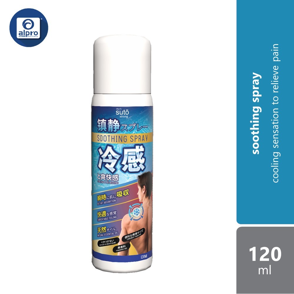 Alpro Pharmacy Exclusive - Suto Strong Soothing Spray 120ml | Cooling ...