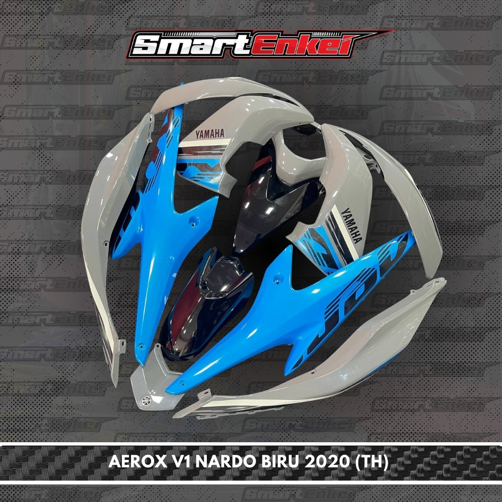 NVX155 V1 AEROX NARDO CRYSTAL BLUE 2020 COVERSET ORIGINAL THAILAND ...