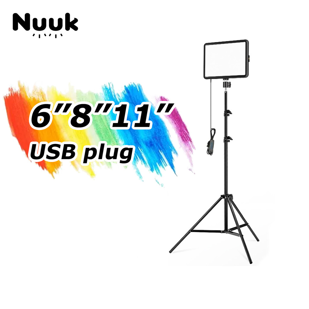 NuuK 11 inch LED Video Panel Light 11“、8"、6"、Photography Lamp with ...