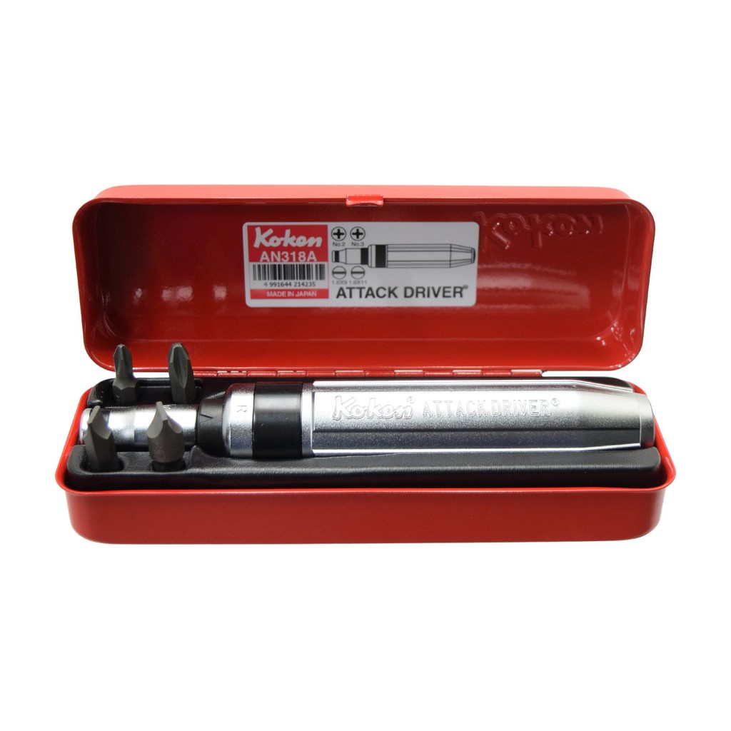 KO-KEN Yamashita Kogyo Kenkyusho KOKEN 3/8(9.5mm)SQ. Attack Driver Set ...