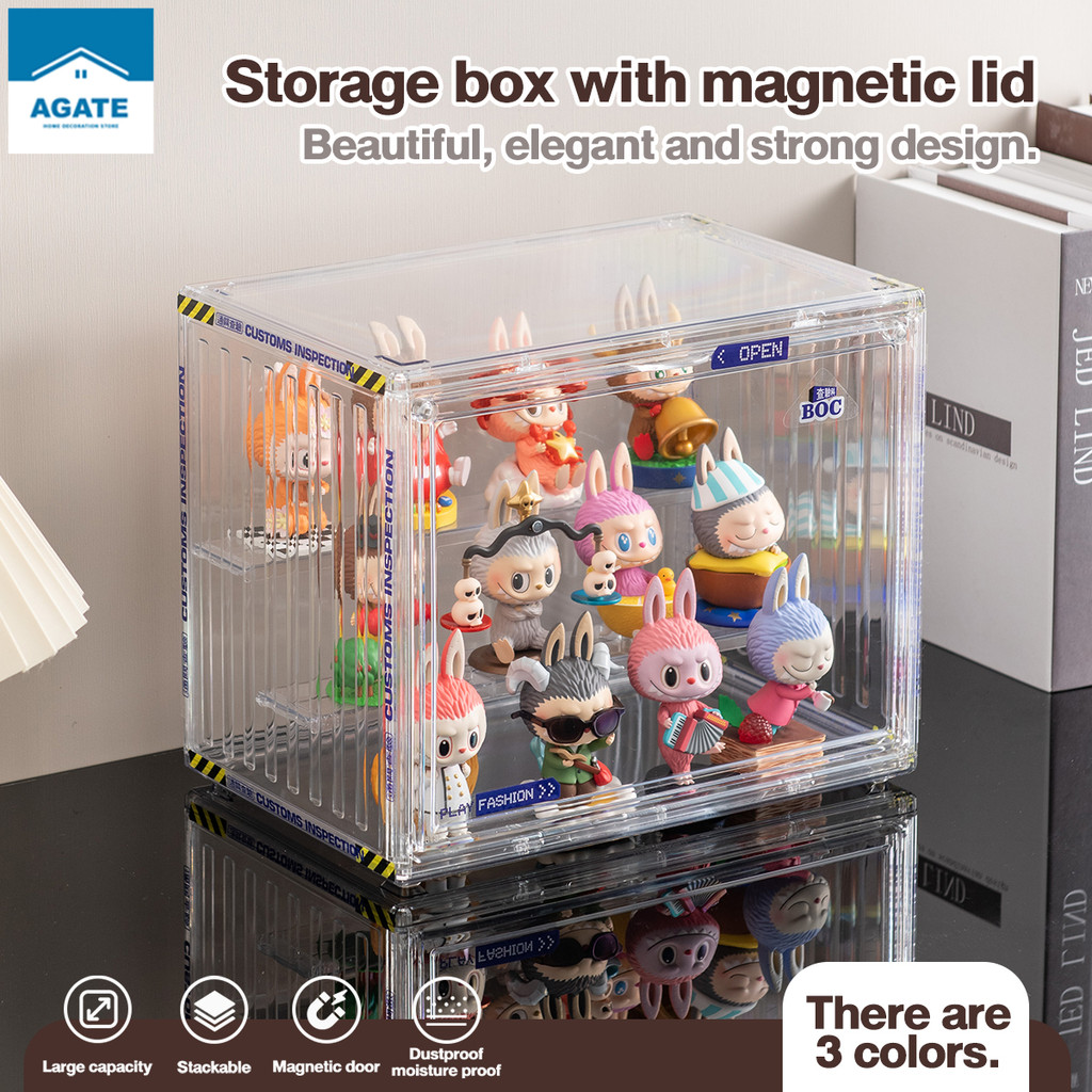 Blind Box Storage Display Rack Storage Box Dustproof Acrylic Doll ...