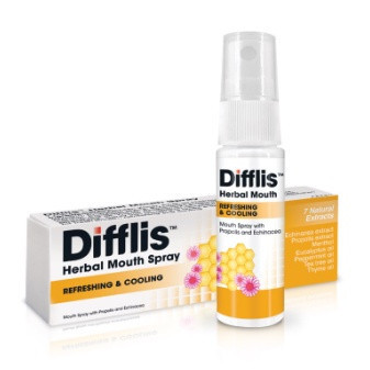 DIFFLIS HERBAL MOUTH SPRAY REFRESHING & COOLING 15ML EXP01/2026 ...