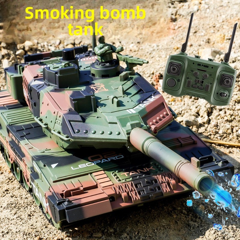 Remote Control Tank Crystal Bomb to Fighting Vehicle 2.4G Simulation ...