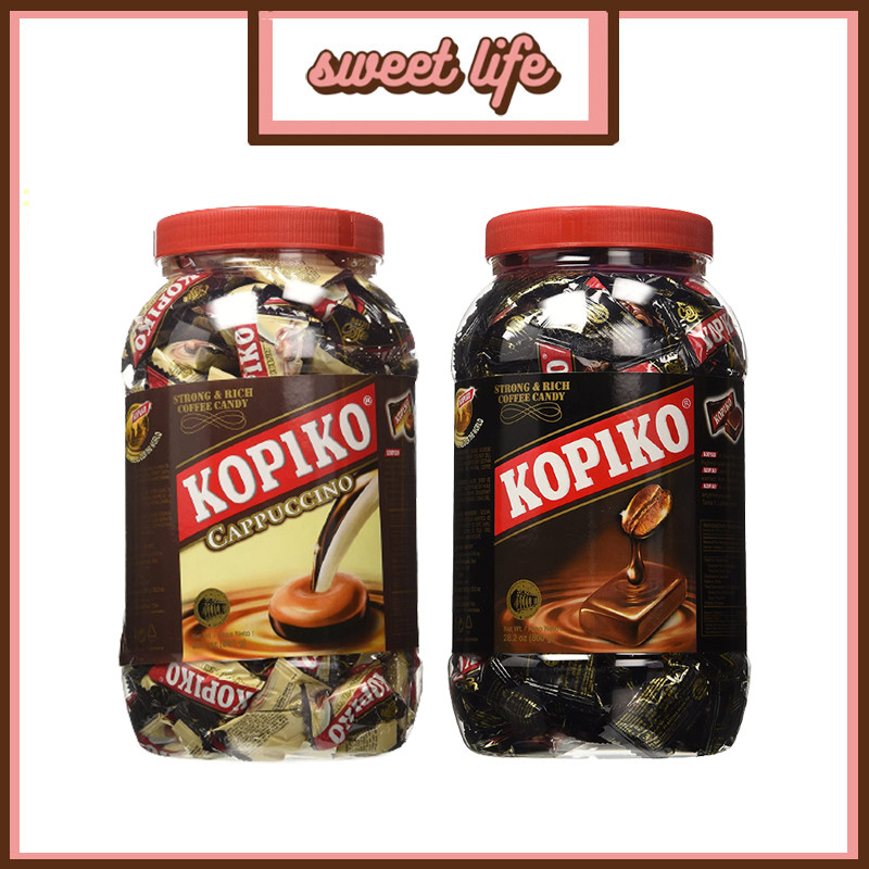 300'S KOPIKO COFFEE CAPPUCCINO HARD CANDY GULA KOPI 2 FLAVOR 900G BIG JAR SWEETS(mayo) | Shopee ...