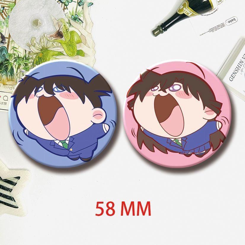 Detective Conan Kudou Shinichi Mouri Ran Cute Badge FJTPD6471 250708 ...