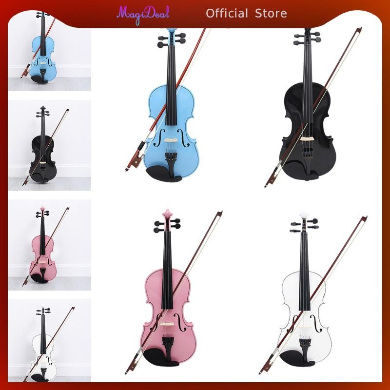 [MagiDeal] Full Size Violin Starter Kits Violin Sturdy with Case ...