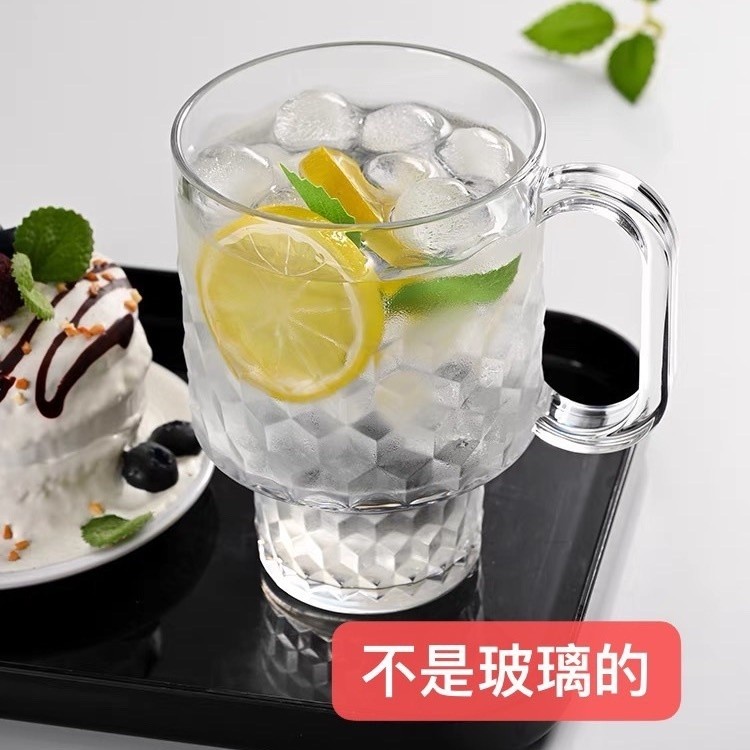Acrylic Plastic Fruit Tea Cup PC Influencer Restaurant Stackable ...