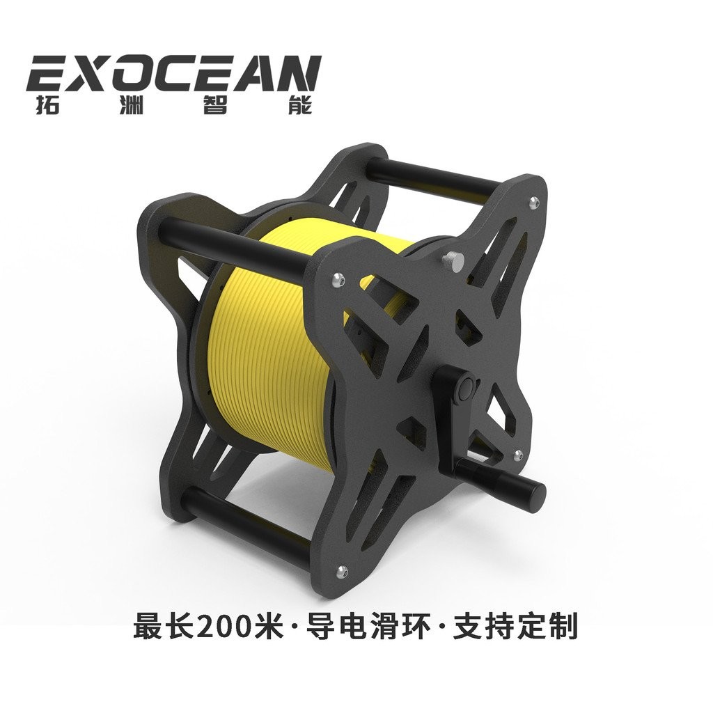 Underwater Robot ROV Manual Winding Reel Customized Reel Conductive ...