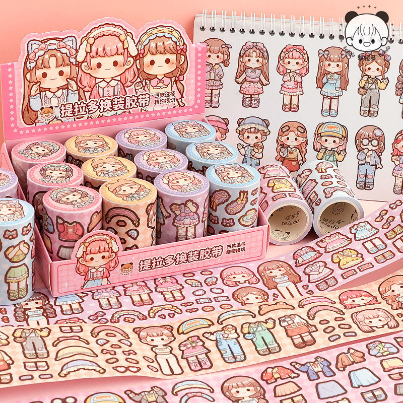 Stickers dress up stickers dress up stickers Tila More dress up Tape ...