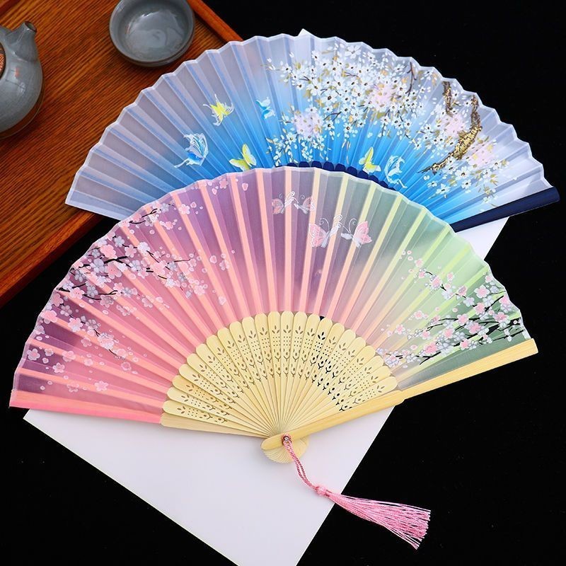 Ancient Ladies Folding Fan Ancient Fan Folding Fan Summer Durable ...