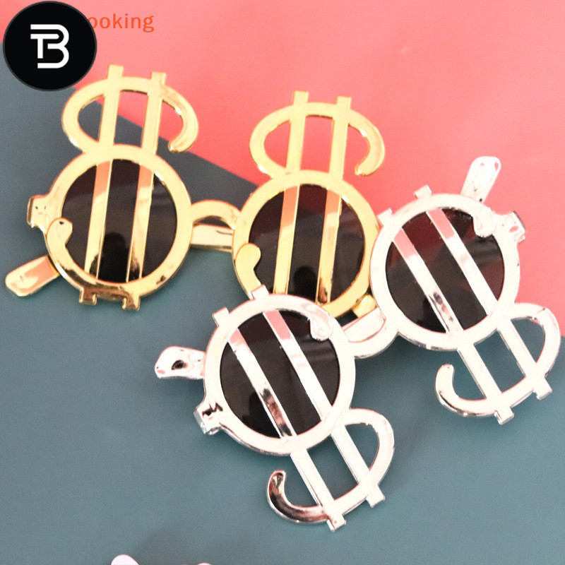 TB Glasses Party Dollar Sunglasses Sign Money Eyeglasses Gold Funny ...