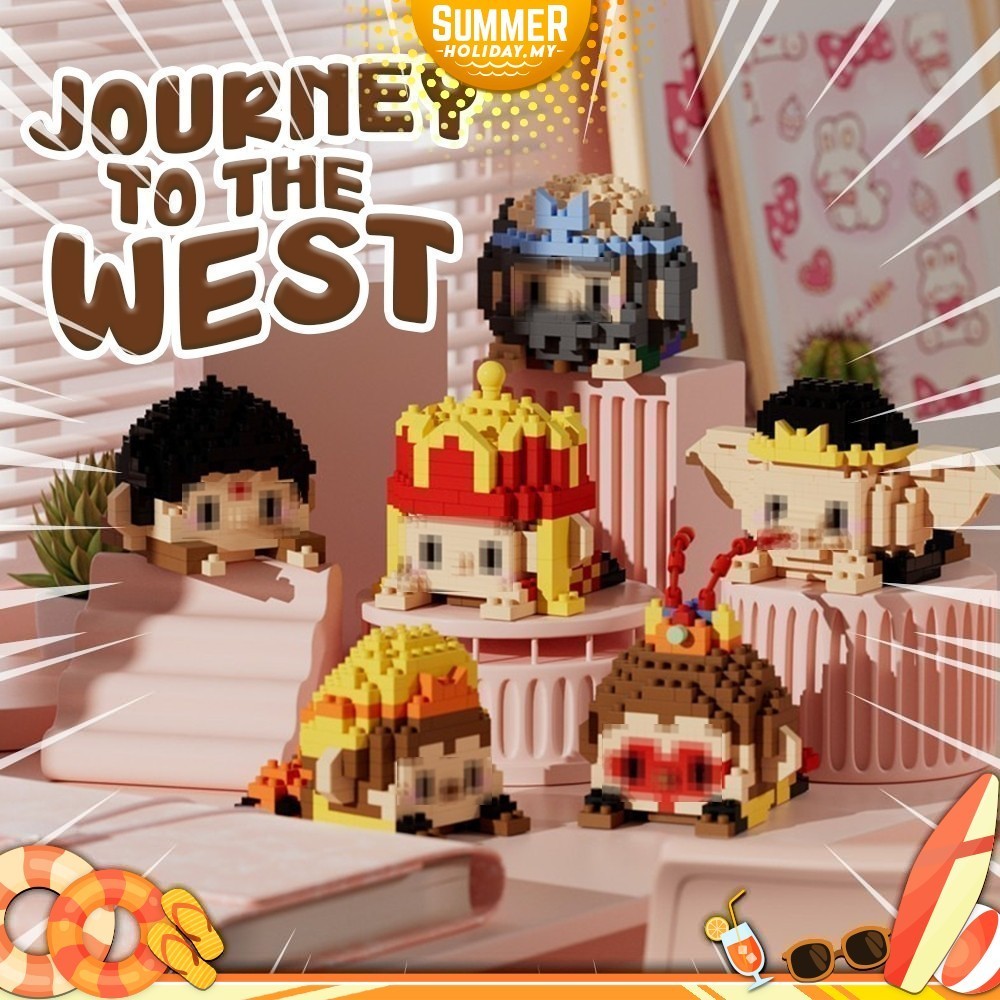 BRICKS Lying Down Cartoon Character Kartun Journey To TheWest Wukong ...