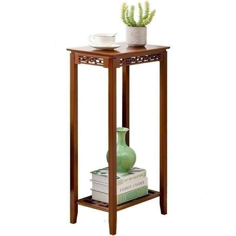 Chinese Style Side Table Carved Solid Wood Coffee Table Living Room ...