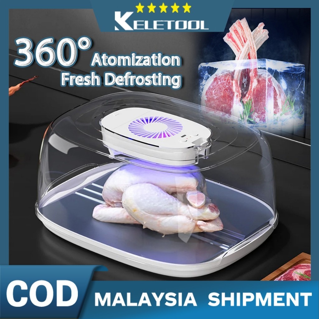 Kitchen Quick Thaw Machine Defroster Tray Box Food Grade Aluminum Ice ...