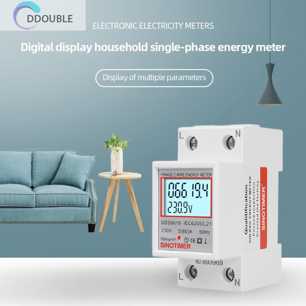 [Ddouble.my] Digital Electrical Load Analyzer 220V 230V KWH Electric ...