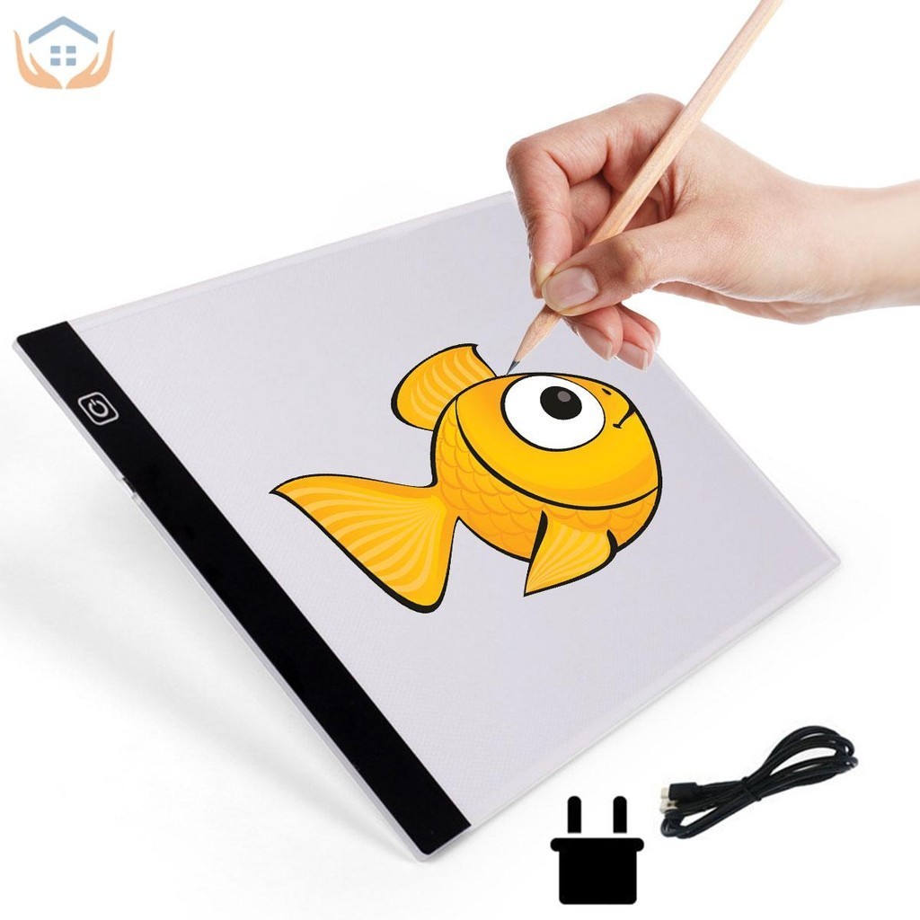A4 USB LED Artist Tattoo Stencil Board Light Box Tracing Drawing Pad 3 ...
