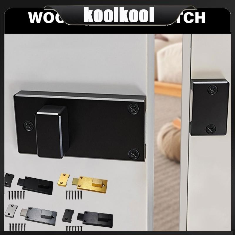 Kool Aluminum Square Door Latches Aluminum Door Bolt with Adjustable ...