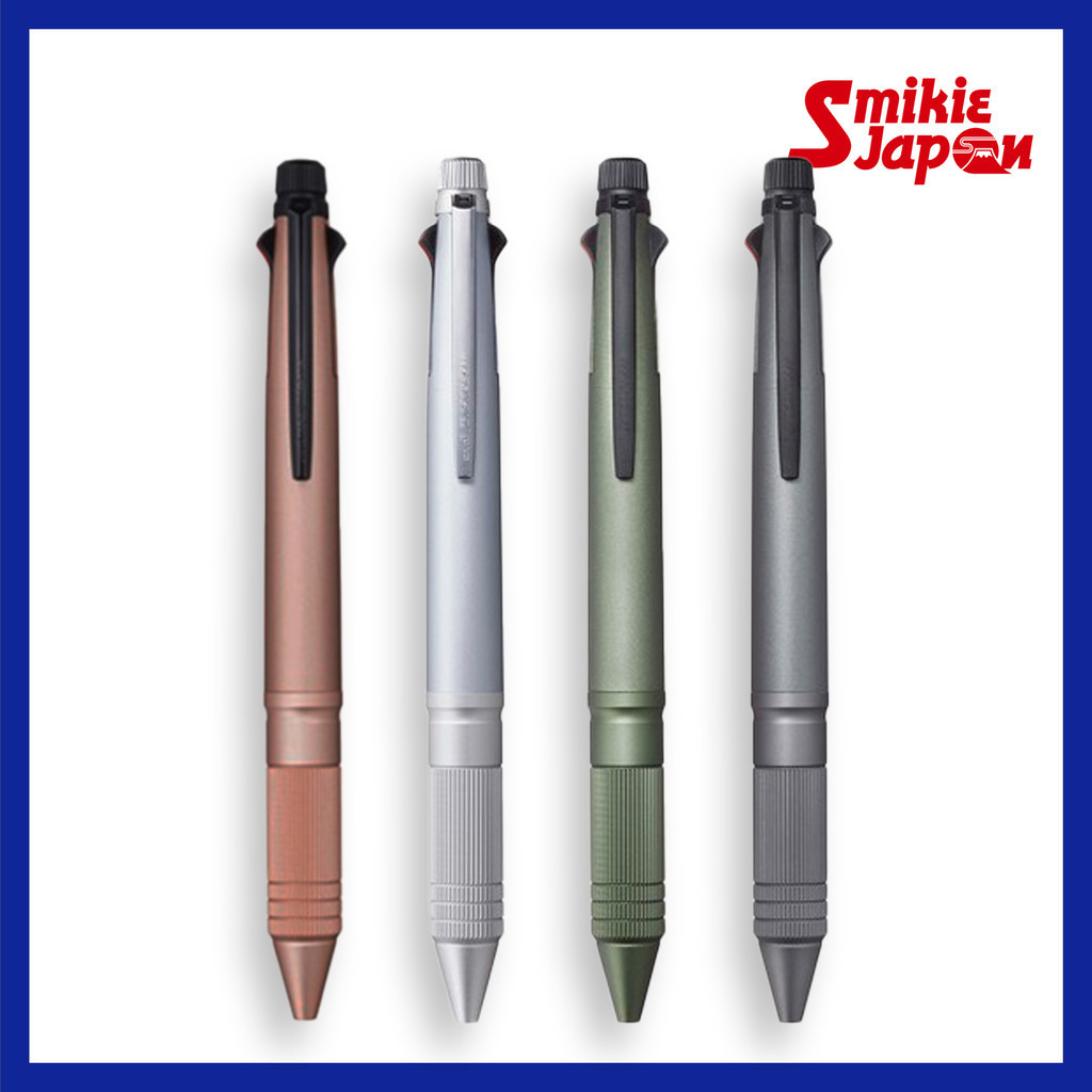 Uni Jetstream Multi-Function Ballpoint Pen 4&1 Metal Edition 0.5mm For ...