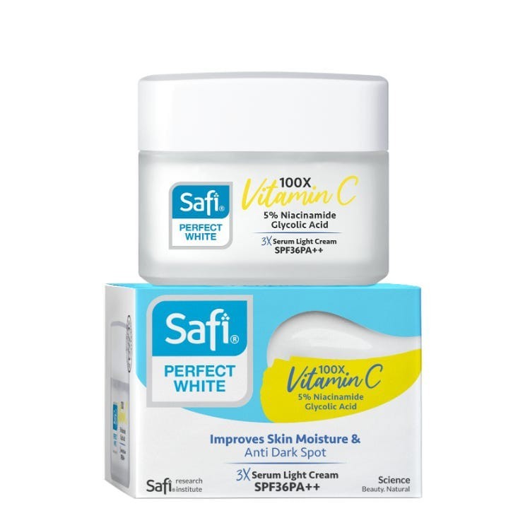 SAFI Perfect White 3X Serum Light Cream SPF36PA++ 45g | Shopee Malaysia