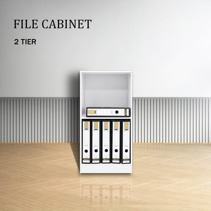 HK Rak Pejabat/2 Tier File Cabinet for Office/A4 Bookshelf/Rak Buku 2 ...
