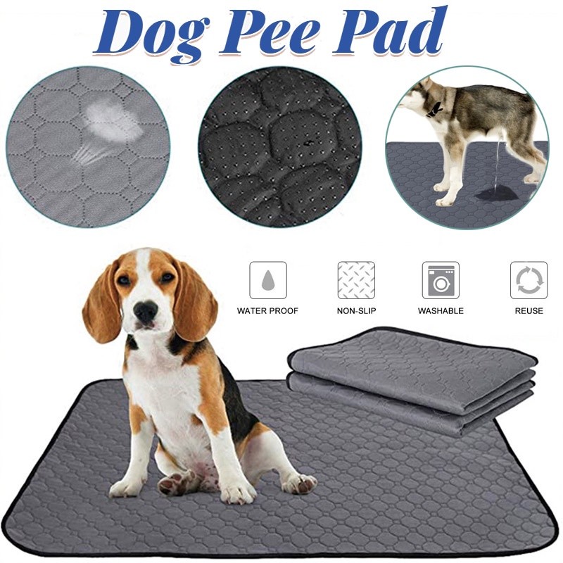 Pet Pee Pad Dog Cat Washable Absorbent Urine Pad Kitten Puppy Potty ...