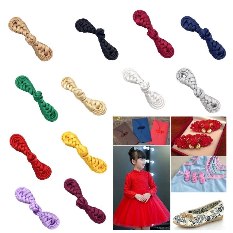 flgo Frog Buttons Closure Cheongsam Sewing Fasteners for Costumes ...