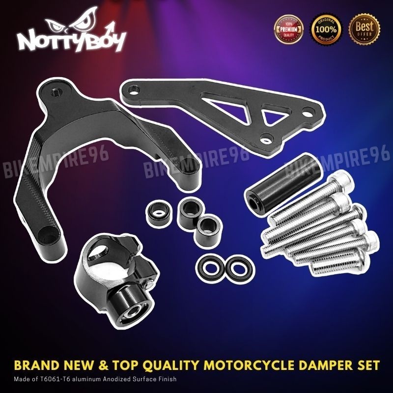 Suzuki GSX-S750 Damper Set NottyBoy Steering Damper Bracket + Damper ...